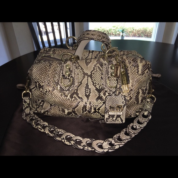 Coach | Bags | Python Satchel | Poshmark